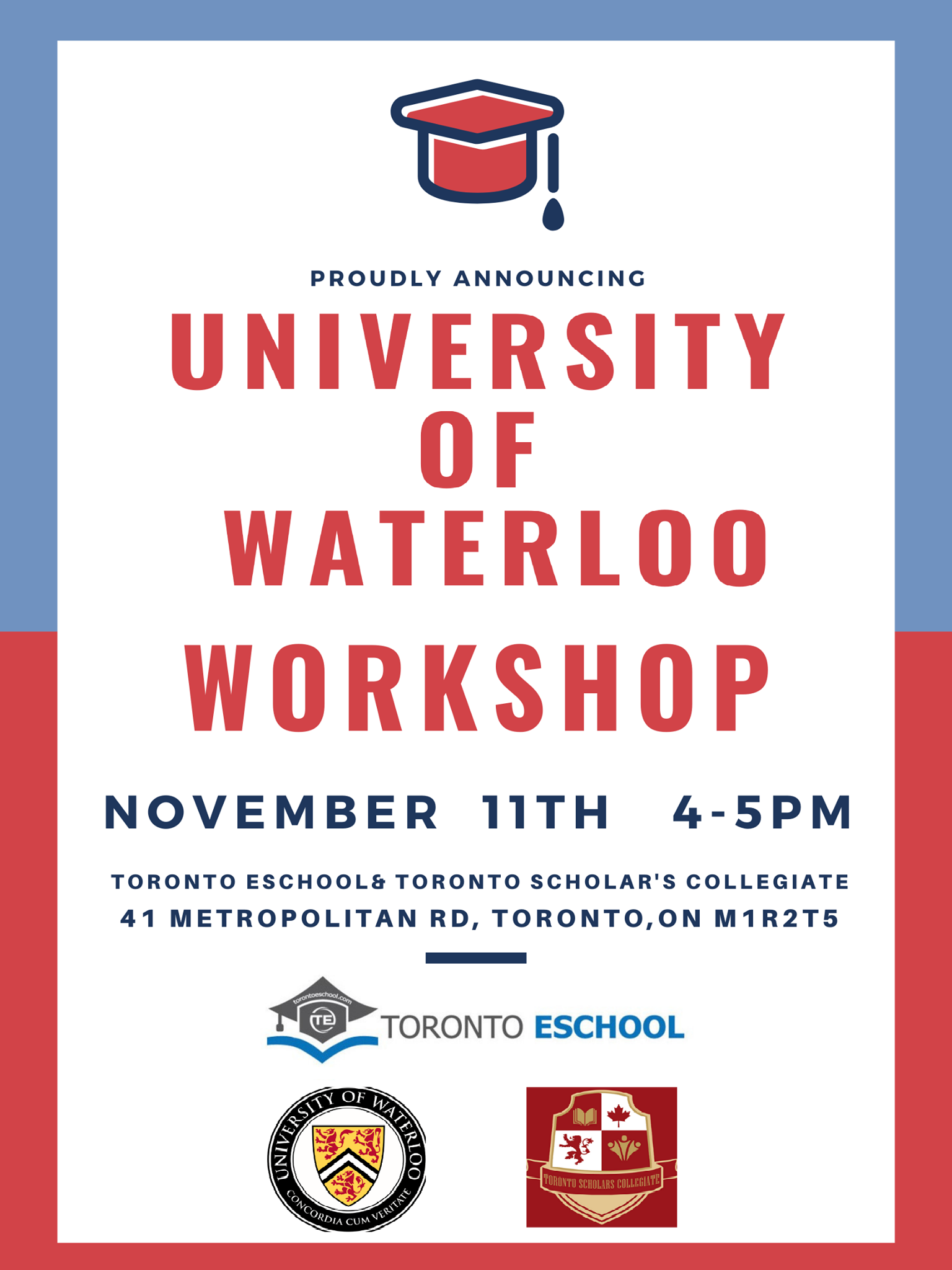 University of Waterloo Workshop at 4-5 PM on Nov 11, 2019 Monday - Toronto eLearning School ...