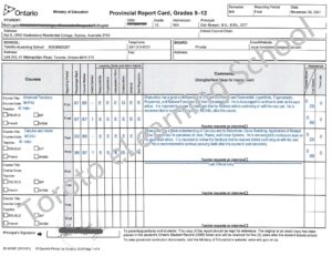 Student Records OSR / Transcripts - Toronto eLearning School