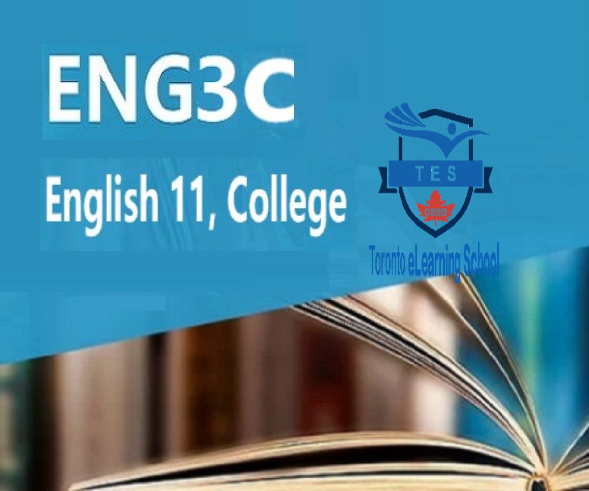 ENG3C College English Grade 11 - Toronto eLearning School - Canada's Premier Online High School