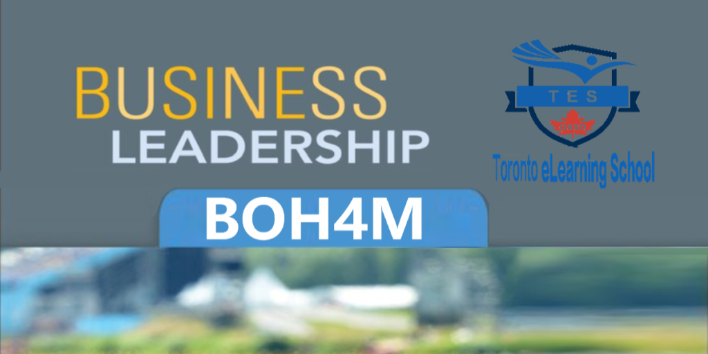 BOH4M Business Leadership