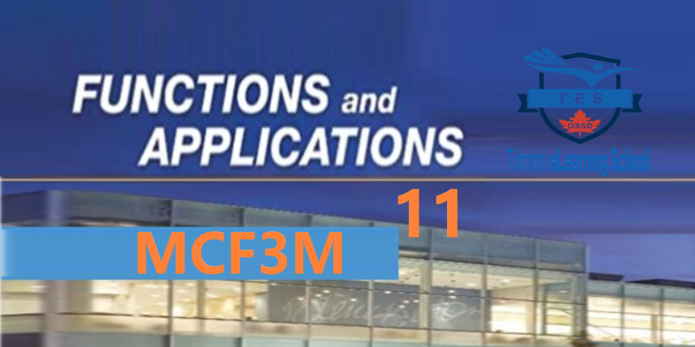 MCF3M Functions and Applications Grade 11 - Toronto eLearning School ...